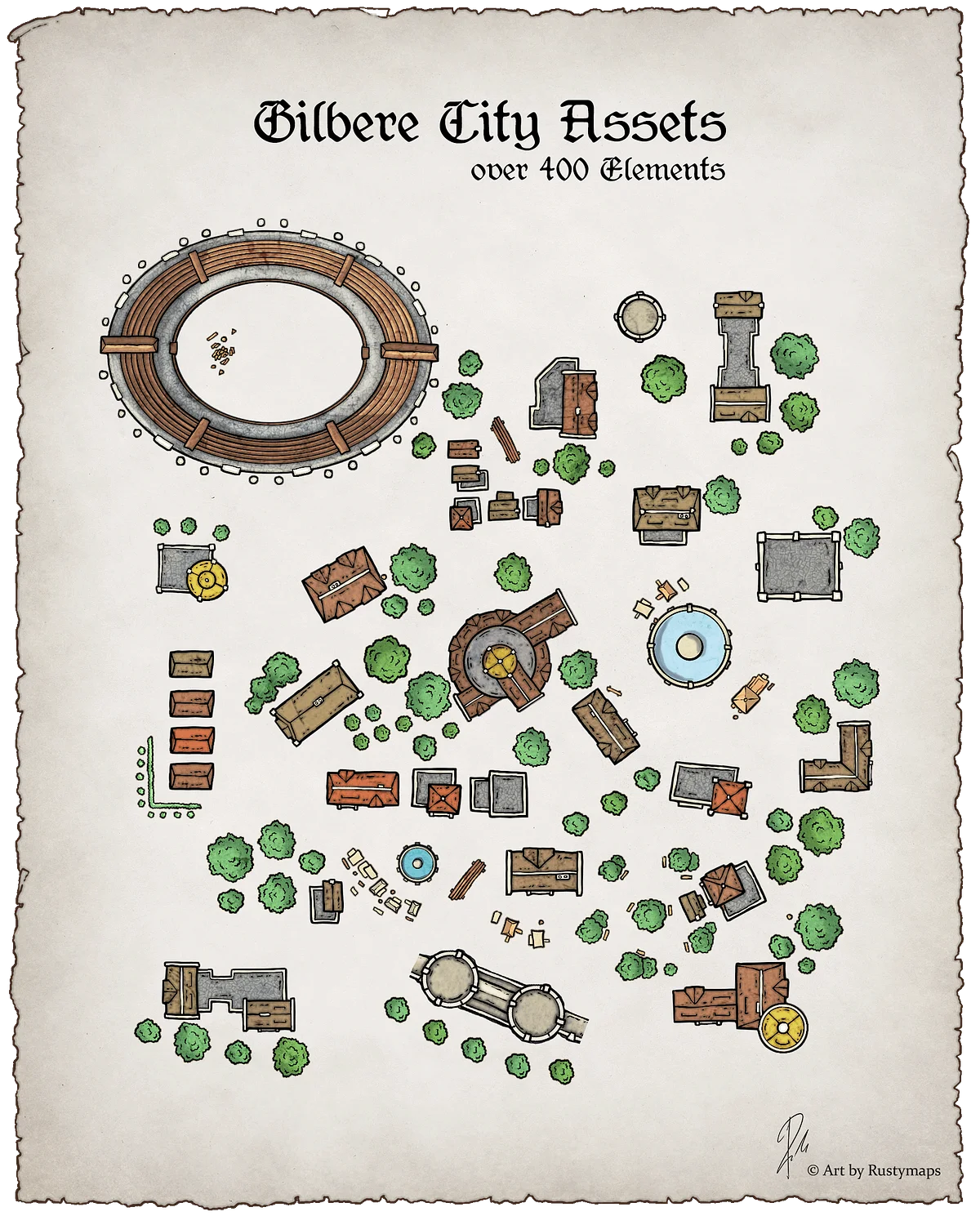 Gilbere City Assets Pack | Rustymaps