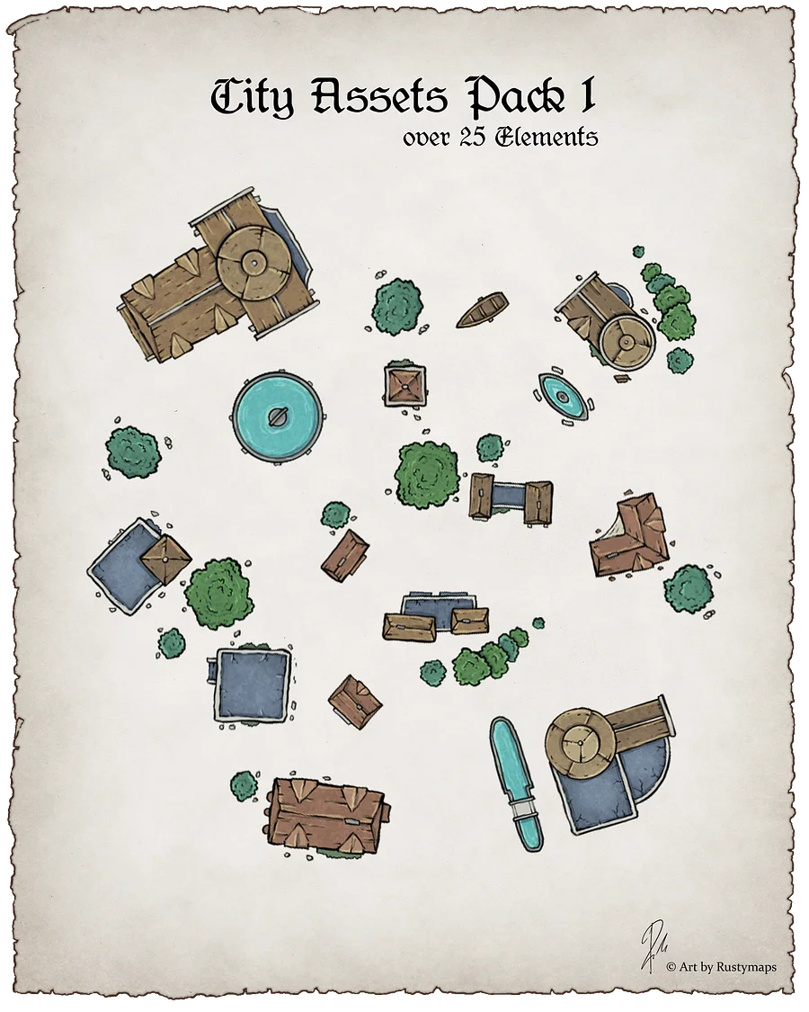City Assets Pack I | Rustymaps