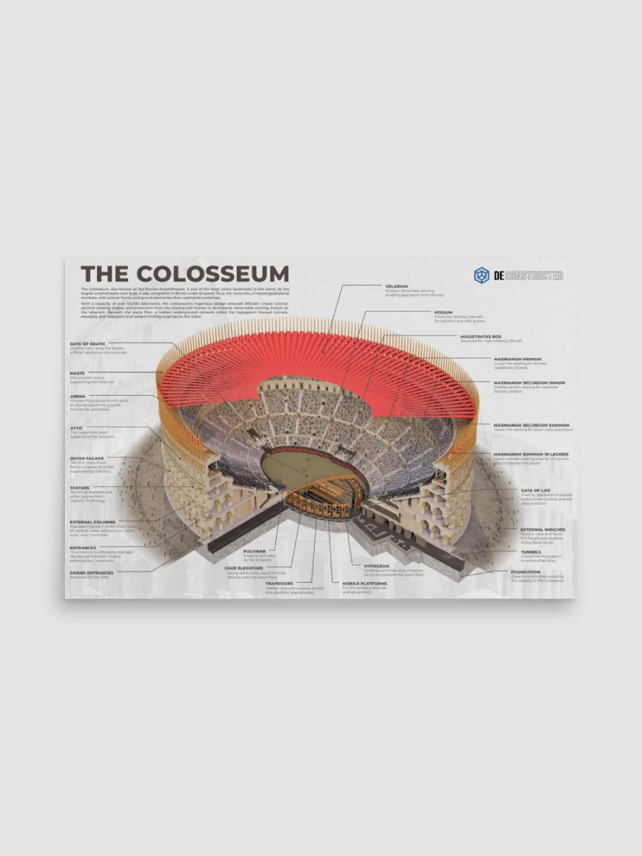 The Colosseum Poster | Deconstructed Animations