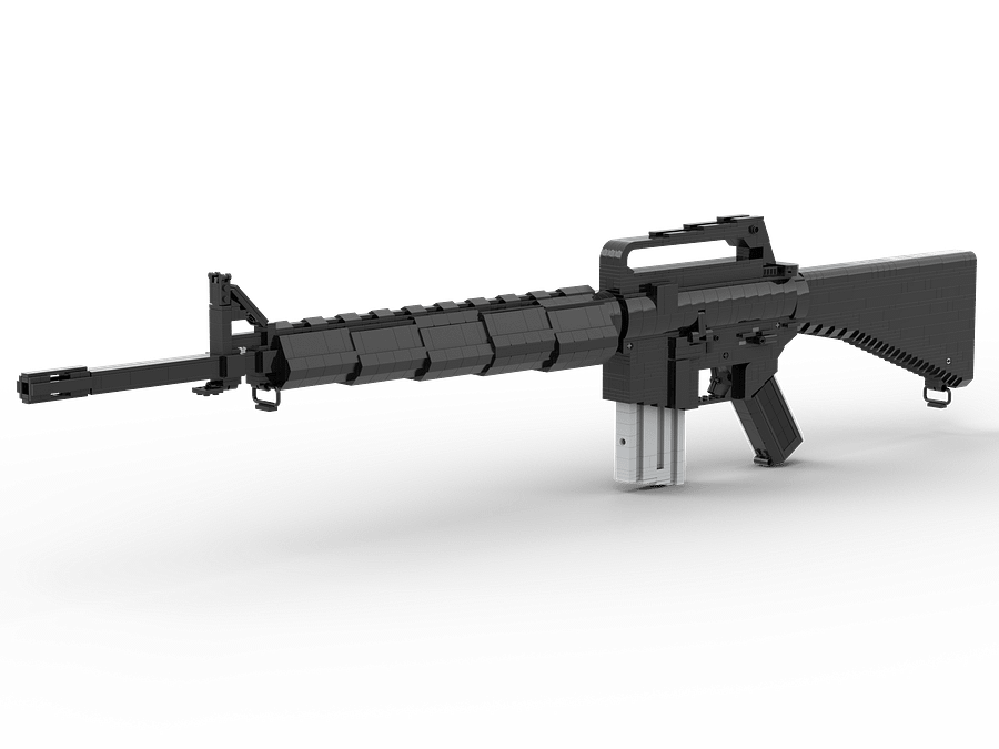 LEGO M16A1/M203 - LDD Instructions - MyDifferentUserName