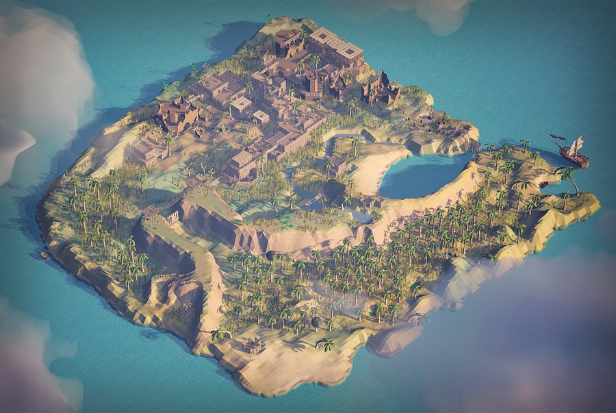 Ape Atoll | Enhanced Matte 3D OSRS Poster | RS Chronicles