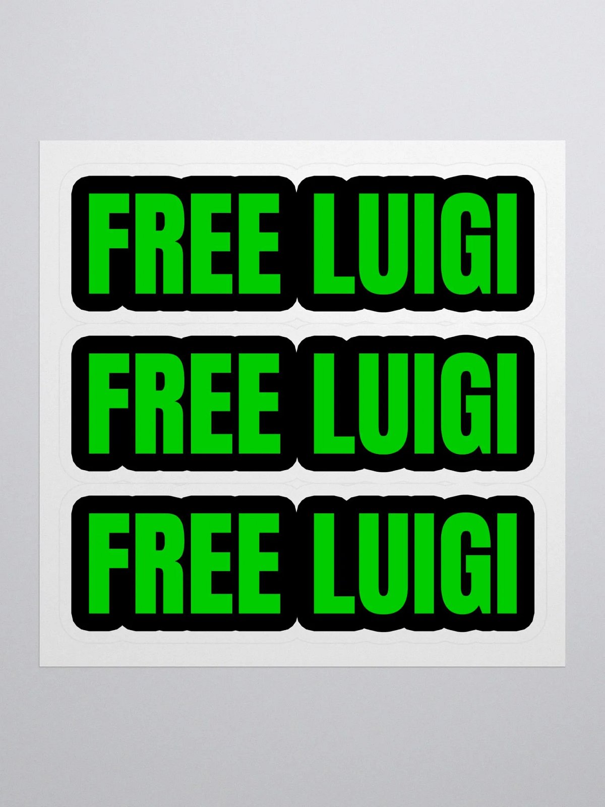 FREE LUIGI Stickers | FREE LUIGI HQ