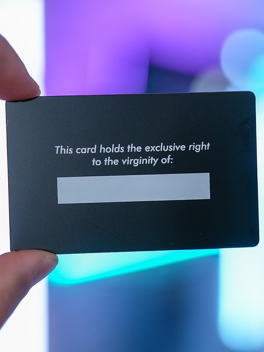 Black V-Card