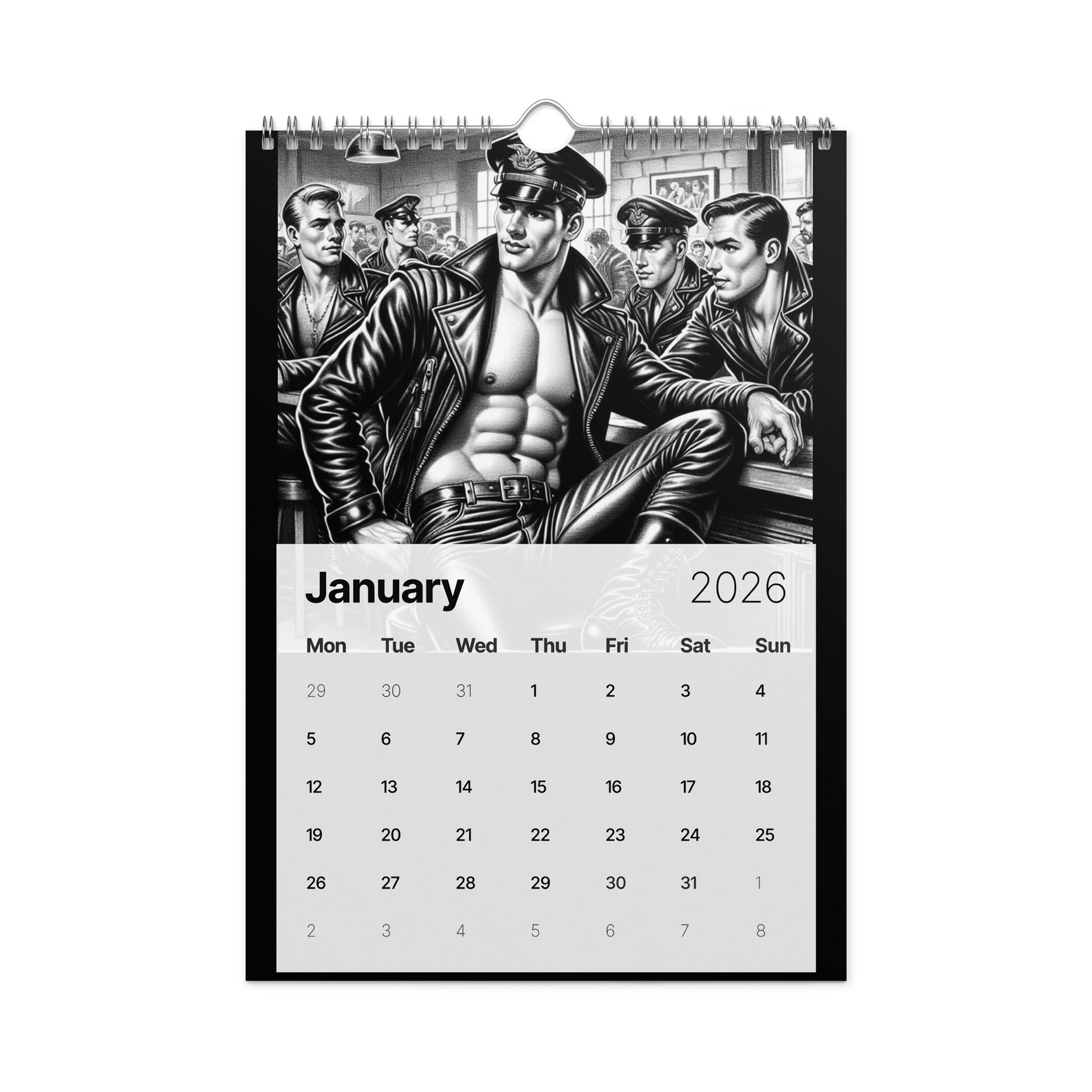 Daddy Days: 2026 Calendar of Leather, Lust & Legacy | iconiclgbtq