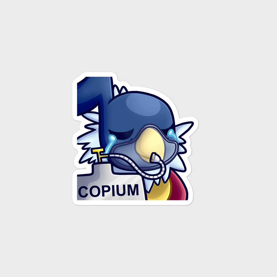 COPIUM Sticker - TolleyPlays