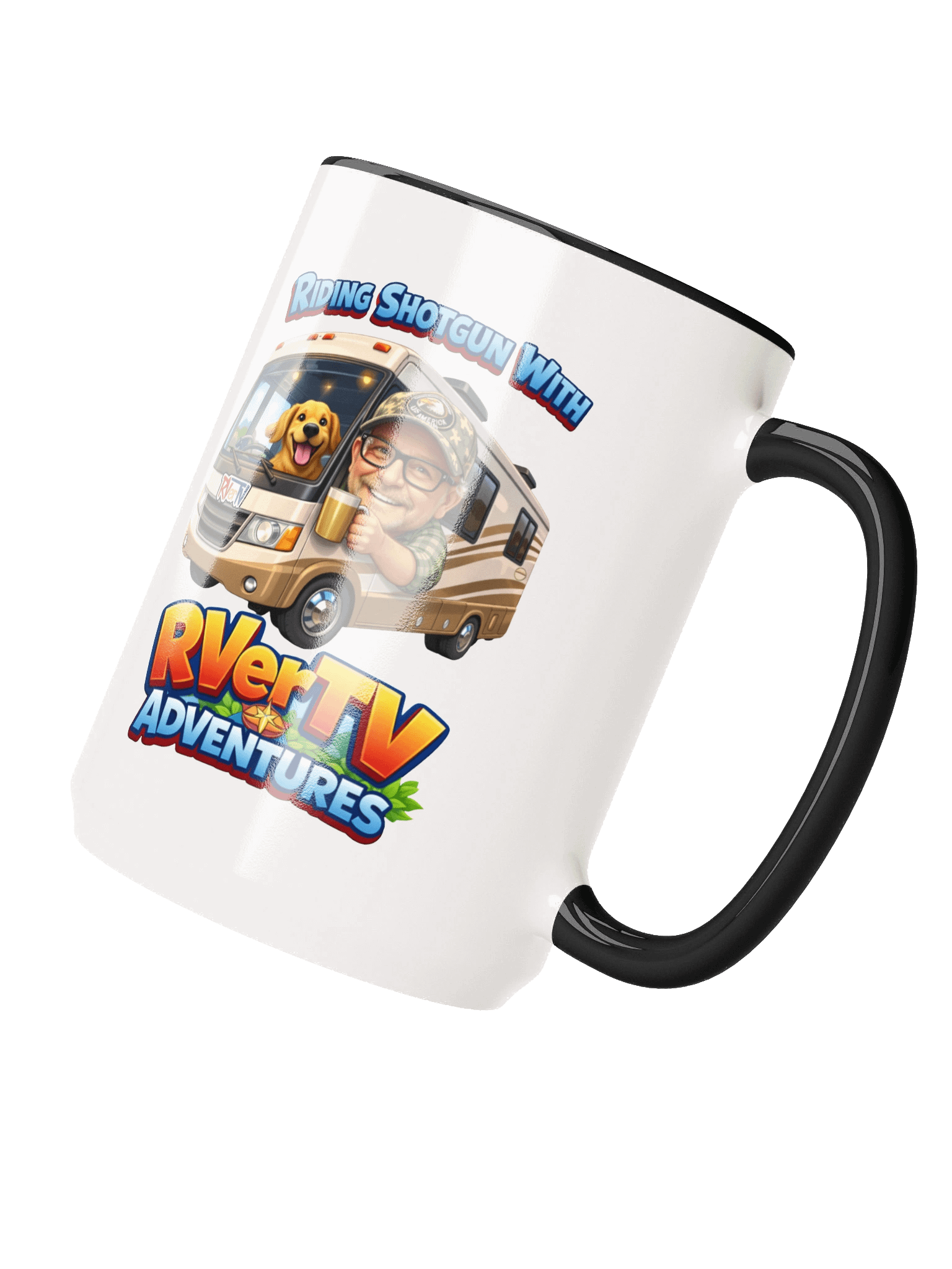Riding Shotgun With RVerTV Adventures - Coffee Mug | RVerTV
