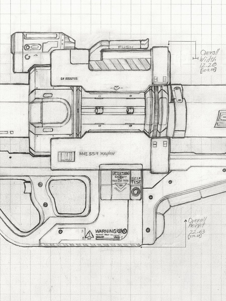 Rocket Launcher Blueprint - JAIRUS OF ALL MERCH