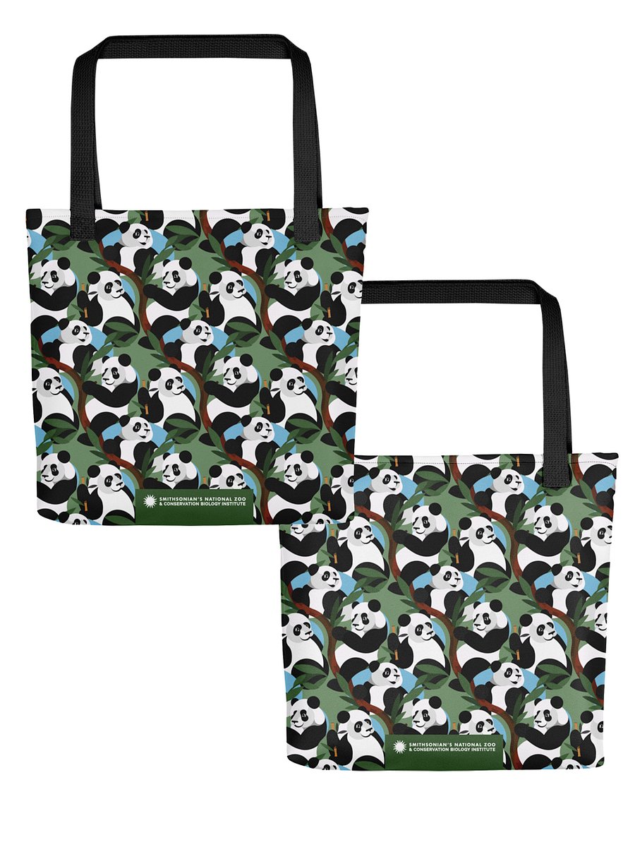 Panda Palooza All Over Tote Green National Zoo Panda panda-palooza-all-over-tote-green-national-zoo-panda