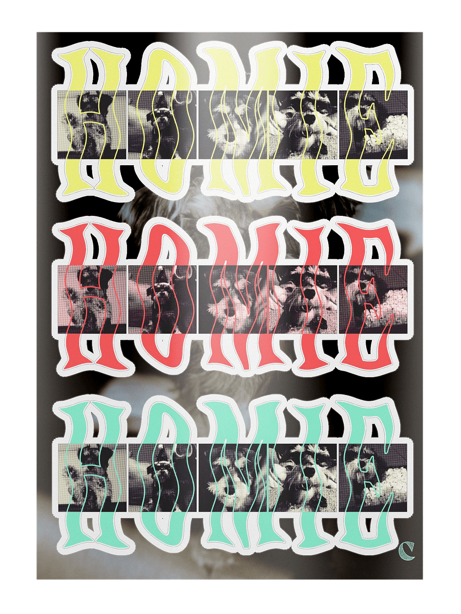 Homie Sticker Set (Premium Pack of 3 + Bonus)