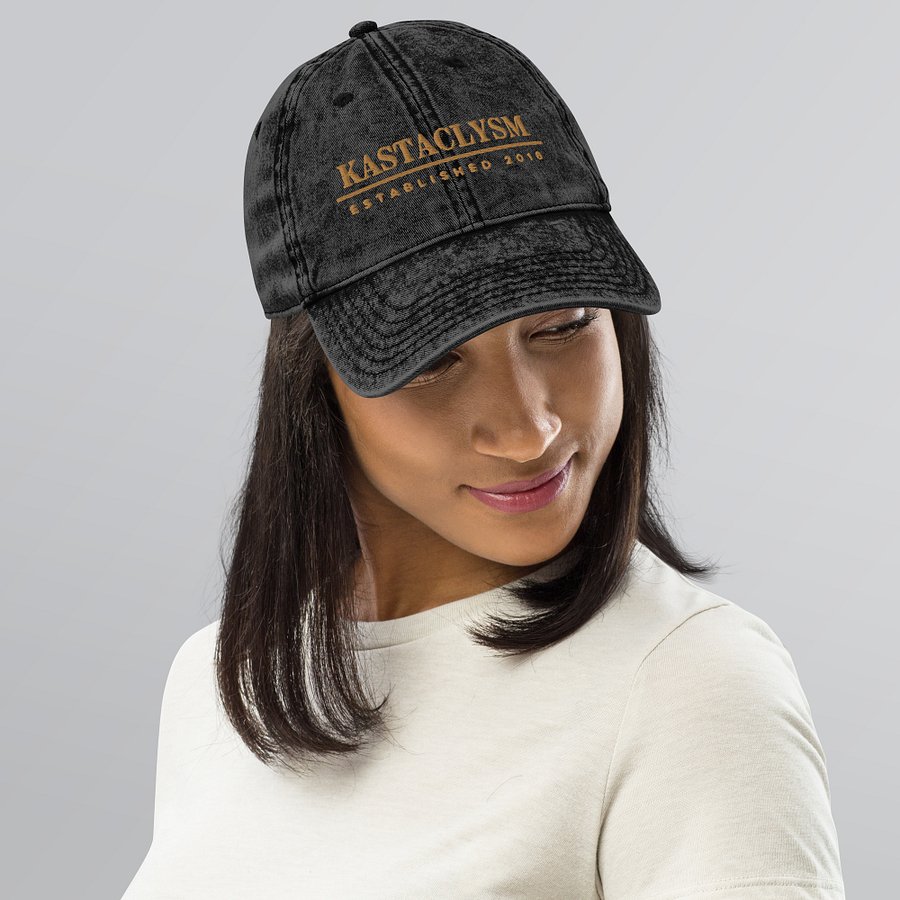 Kastaclysm Dad Hat - Vintage Black - Kastaclysm.shop