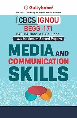 IGNOU BEGG-171 Media and Communication Skills | Gullybaba