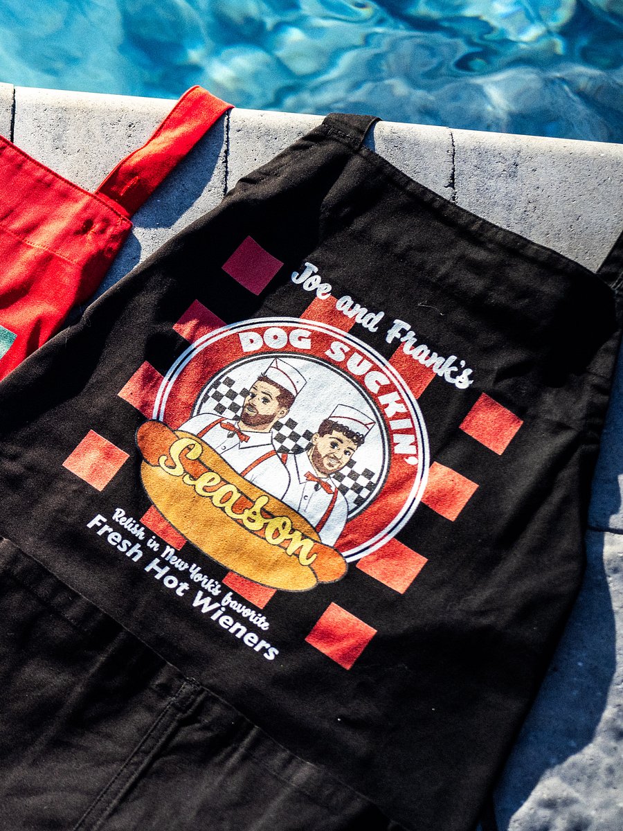 Dog Suckin Apron Black Joe Santagato