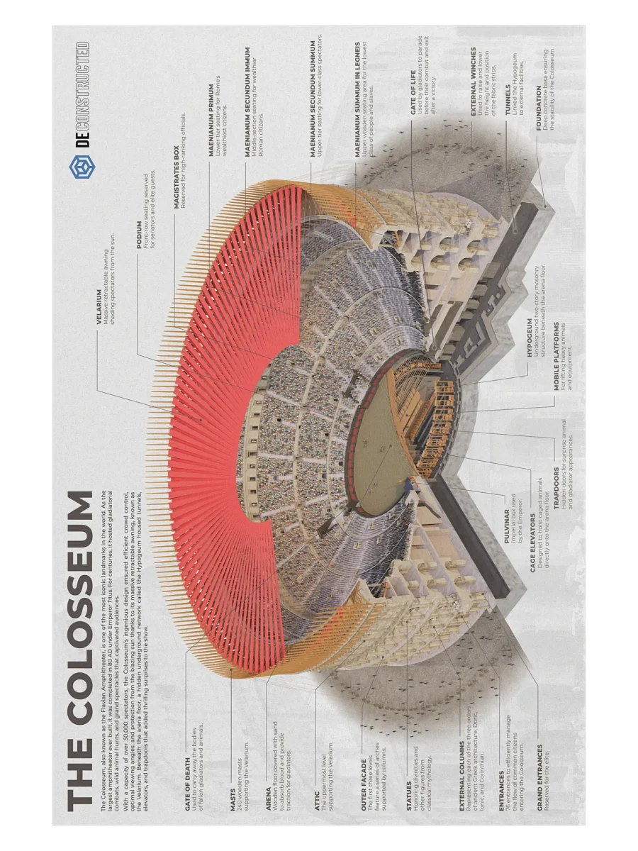 The Colosseum Poster | Deconstructed Animations