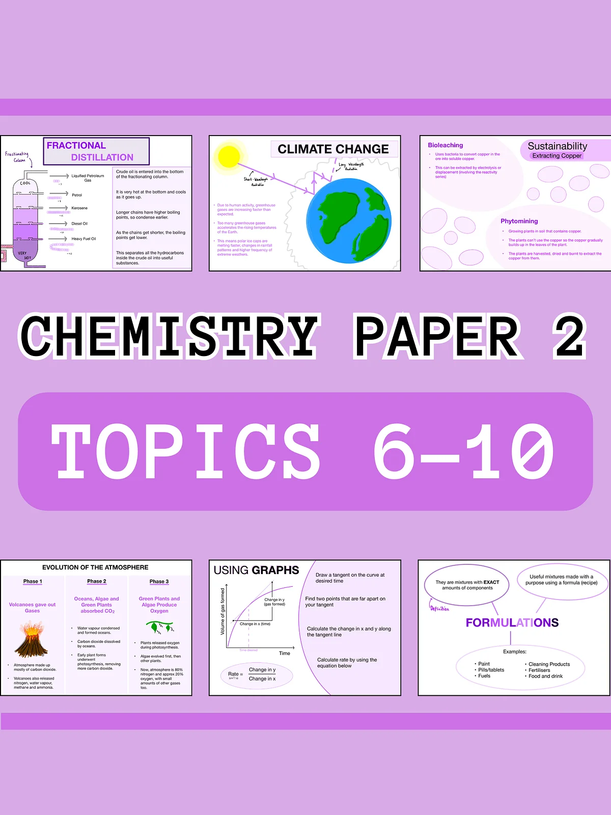 AQA GCSE Chemistry Paper 2 Revision Notes (30+ Pages) | Revision Made ...
