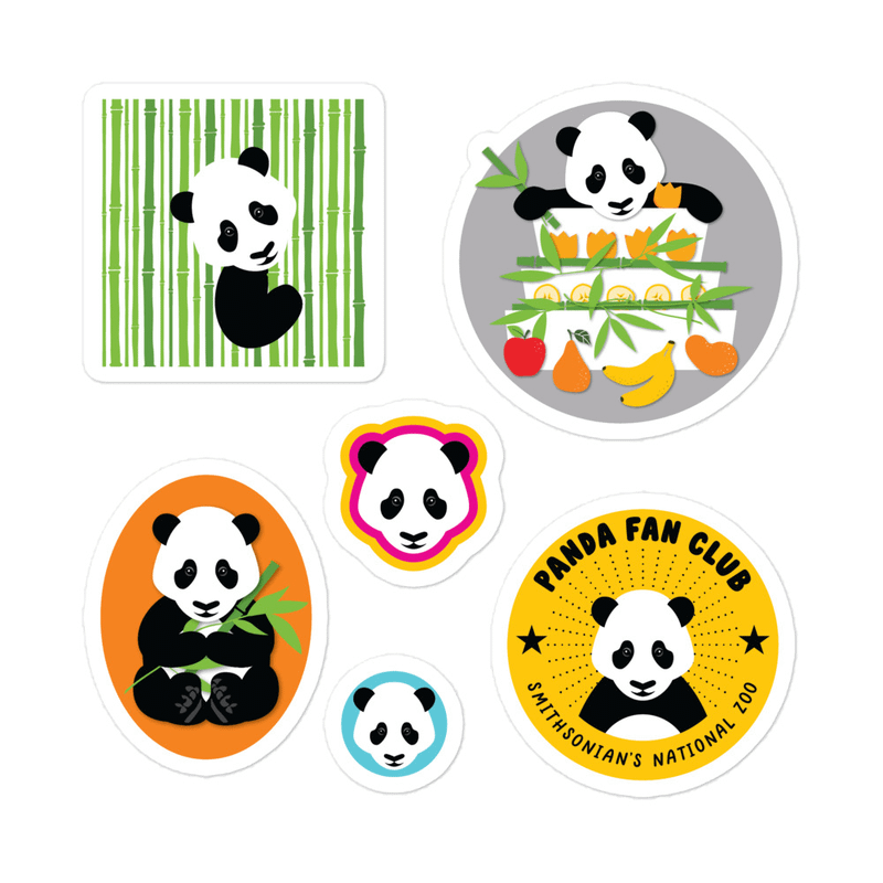 Panda Sticker Set - National Zoo Panda