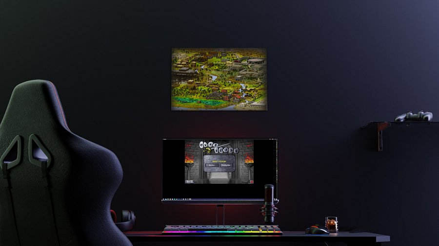 Misthalin | Enhanced Matte 3D OSRS Poster | RS Chronicles