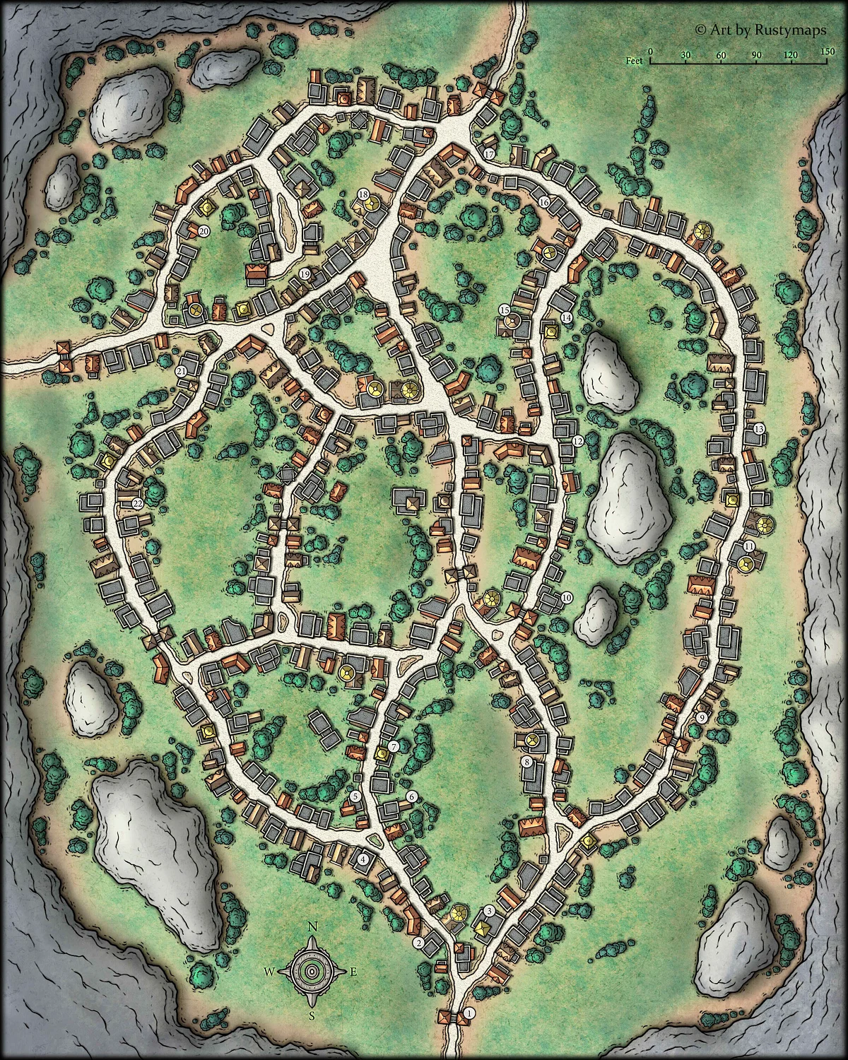 Hovertree Village | Rustymaps