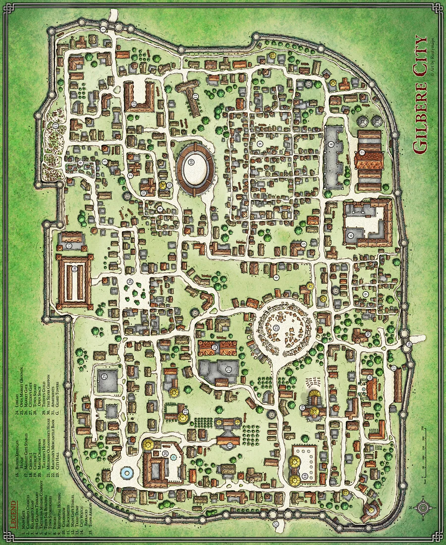 Gilbere City | Rustymaps
