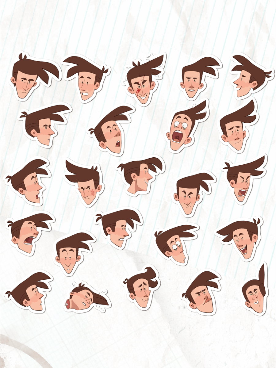 The Many Faces of Niko - STICKER SET