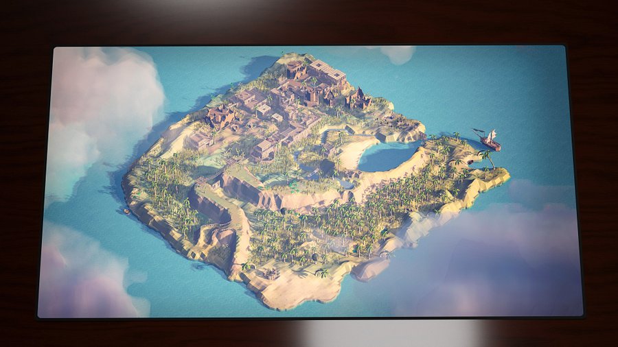 Ape Atoll | Premium Wide OSRS Desk Mat | RS Chronicles