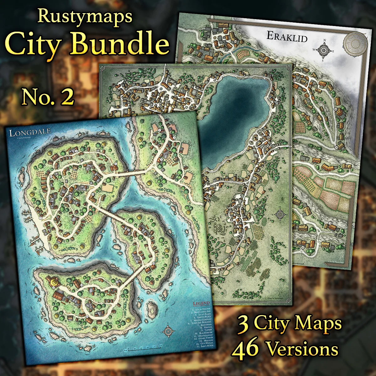 City Bundle No. 2 | Rustymaps