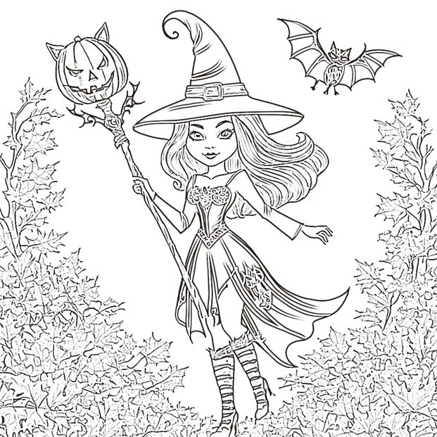 free printable wiccan coloring pages