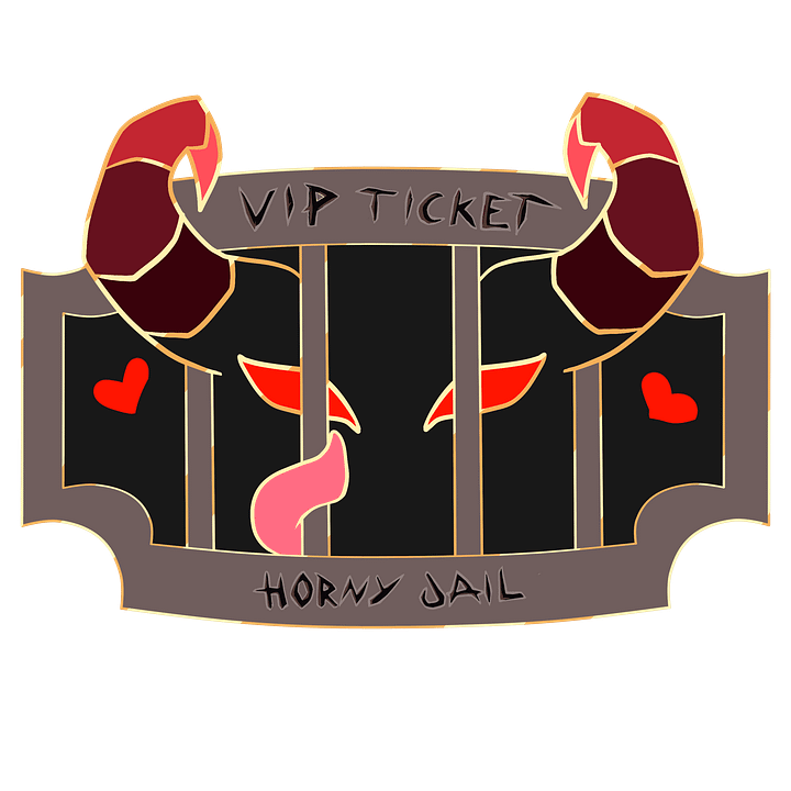 Lapel Pin - VIP TICKET TO HELL - The Click