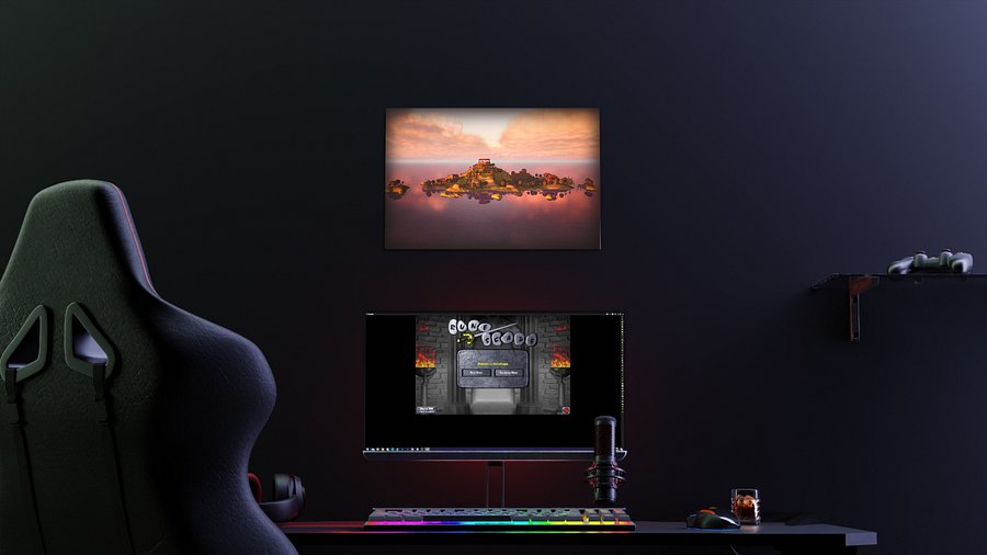 Tutorial Island | Enhanced Matte 3D OSRS Poster | RS Chronicles