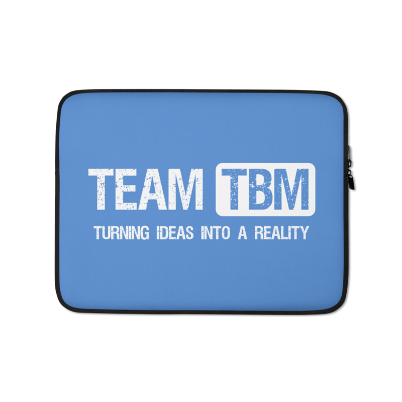 TeamTBM Laptop Sleeve (Blue) | TeamTBM Merchandise