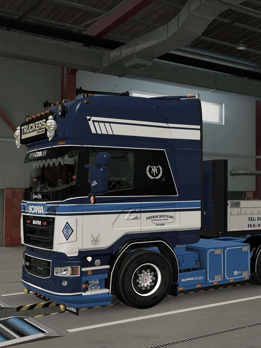 ETS2 TM Multicolor Skin Pack for Scania PGR with Rigid & Trailer Schmitz | TM Truckstyling by ...