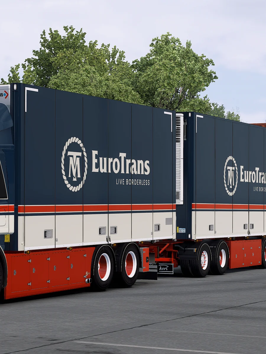 ETS2 TM Multicolor Skin Pack for Scania PGR with Rigid & Trailer Schmitz | TM Truckstyling by ...