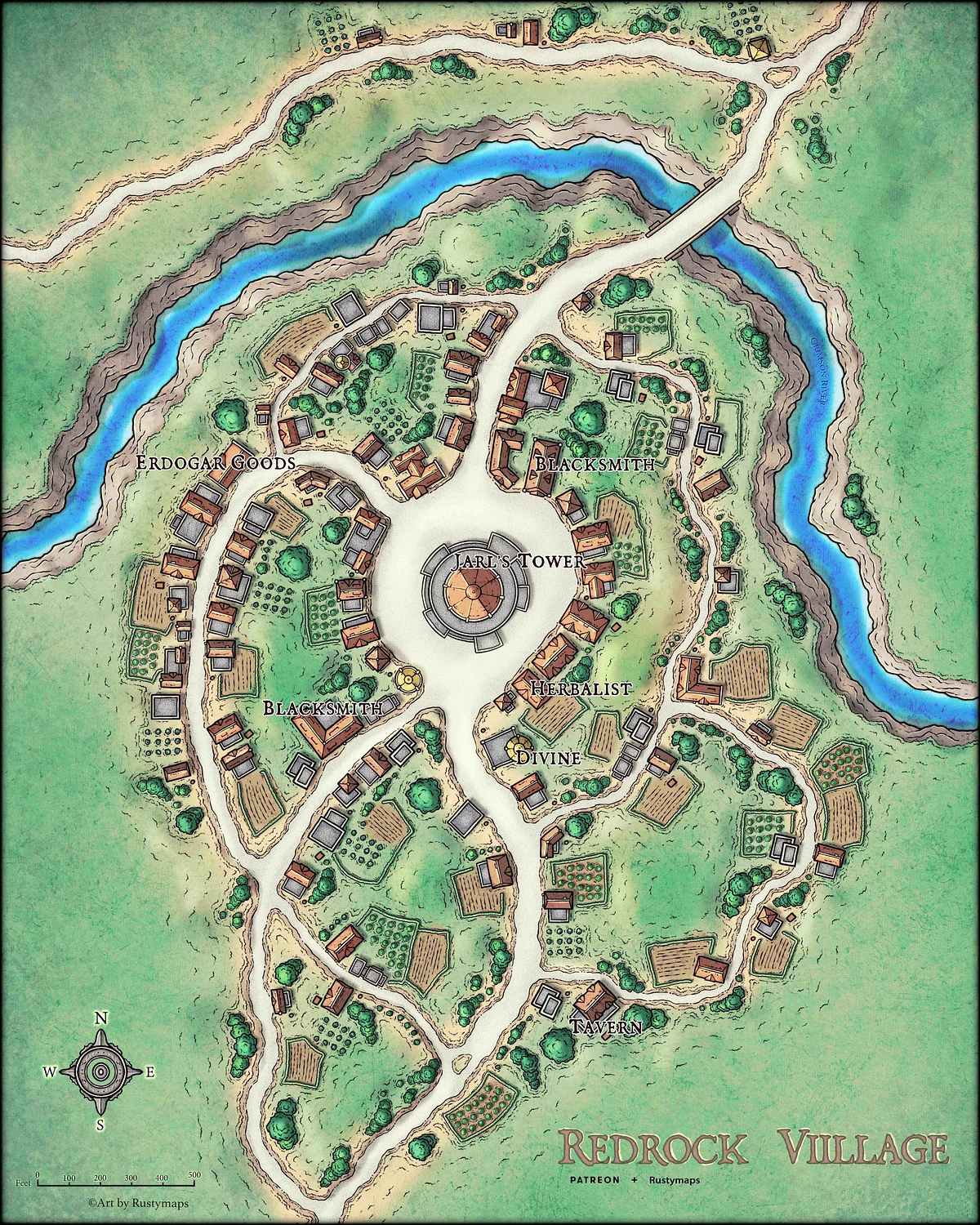 Redrock Village | Rustymaps