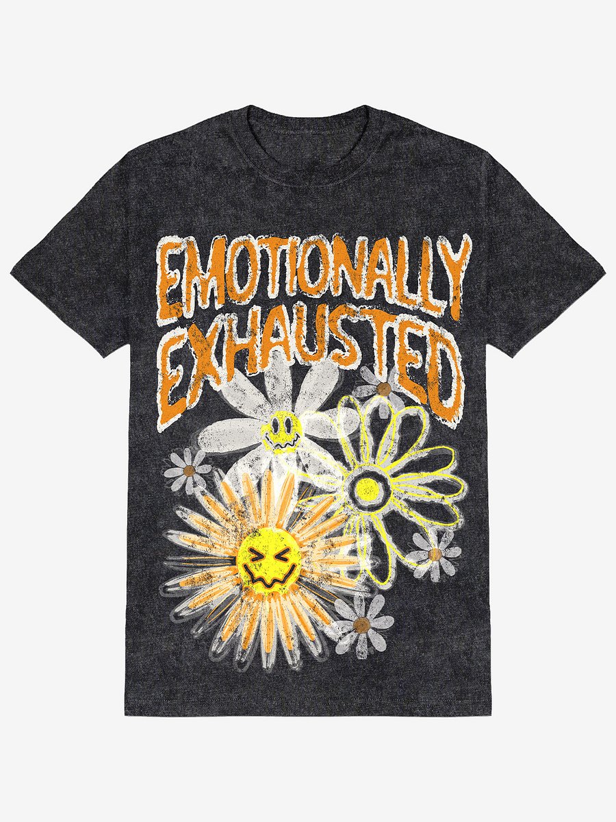 Emotionally Exhausted Flowers Tee - LOW STOCK! | Beautiful Bastard