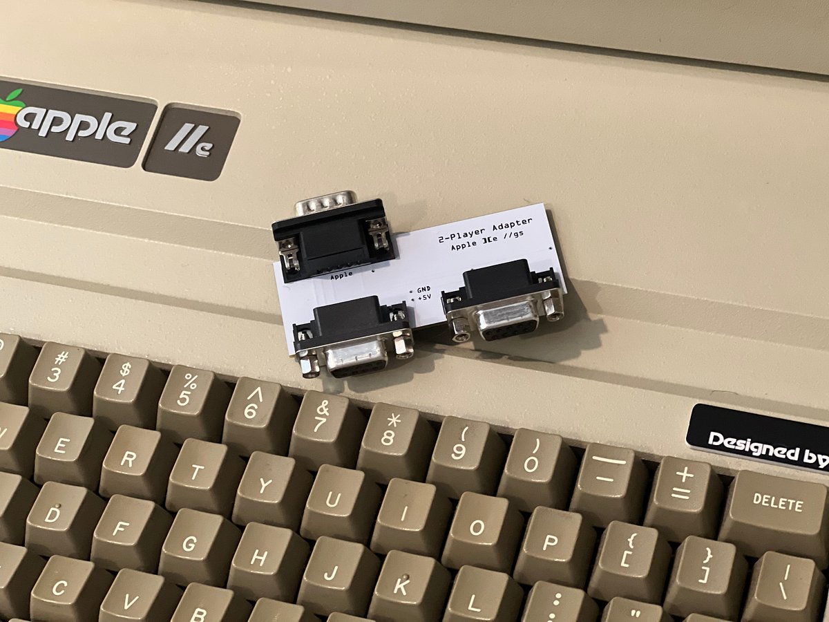 Apple II 2-Player Adapter | Apple ][ - Retro6502