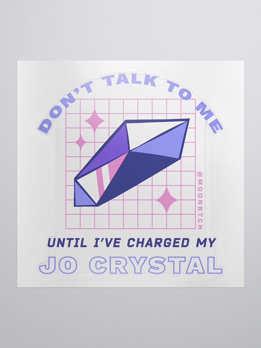 JO CRYSTAL STICKER - MOONBTCH