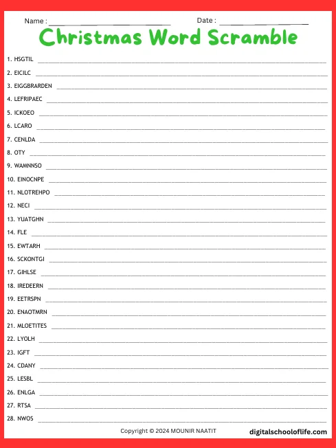 Ultimate Christmas Puzzle Bundle: Word Searches, Crosswords, Scrambles ...