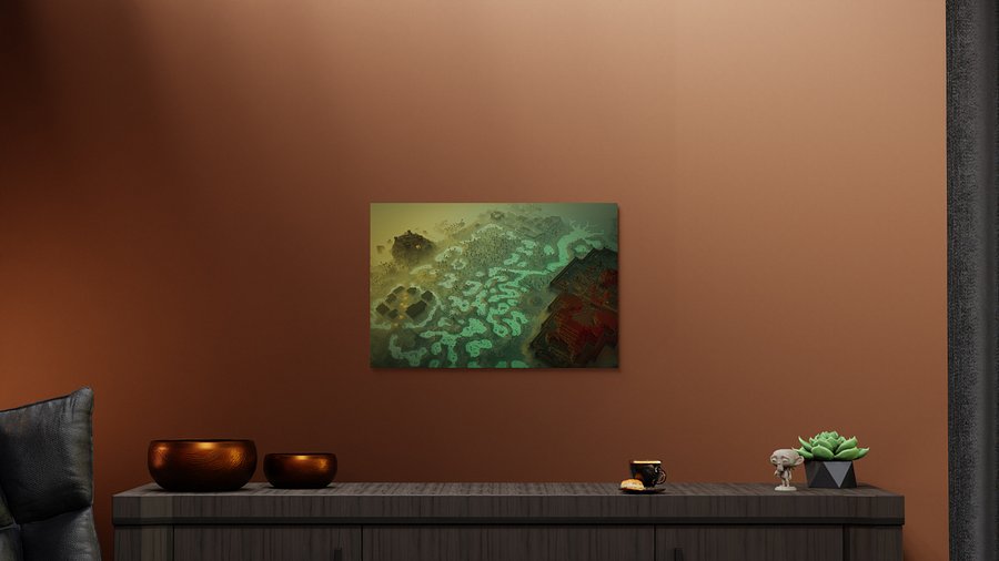 Morytania | Enhanced Matte 3D OSRS Poster | RS Chronicles