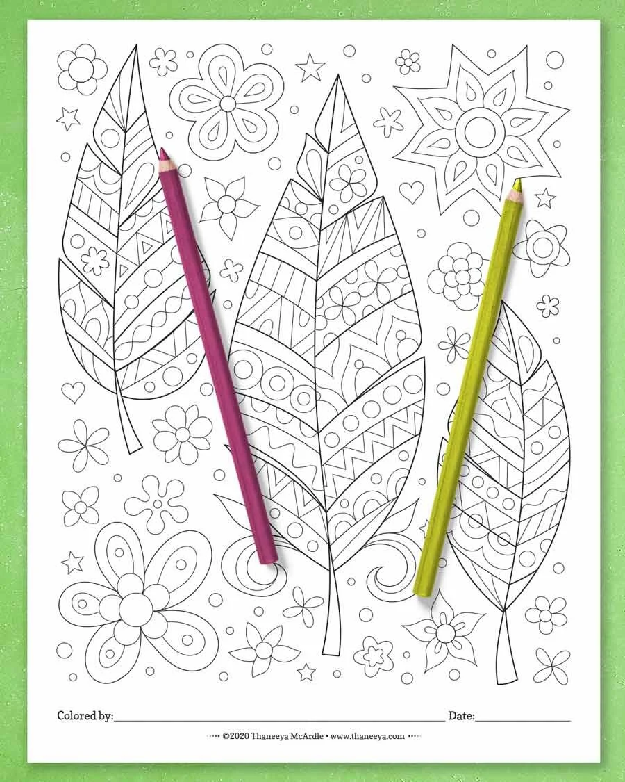 Happy Hodgepodge Coloring Pages | Thaneeya