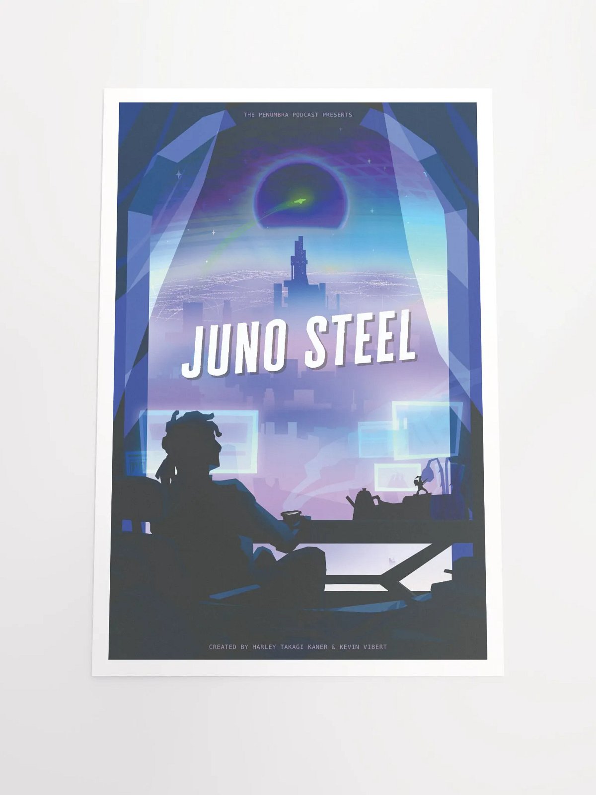 Juno Steel Poster | The Penumbra Podcast