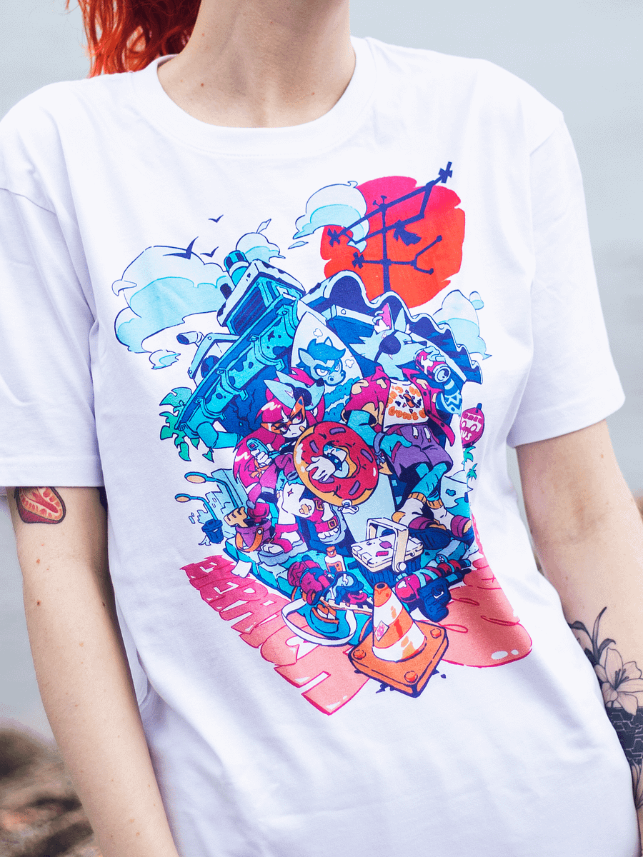 “Eyepatch Wolves Summer” Tee | Super Eyepatch Wolf