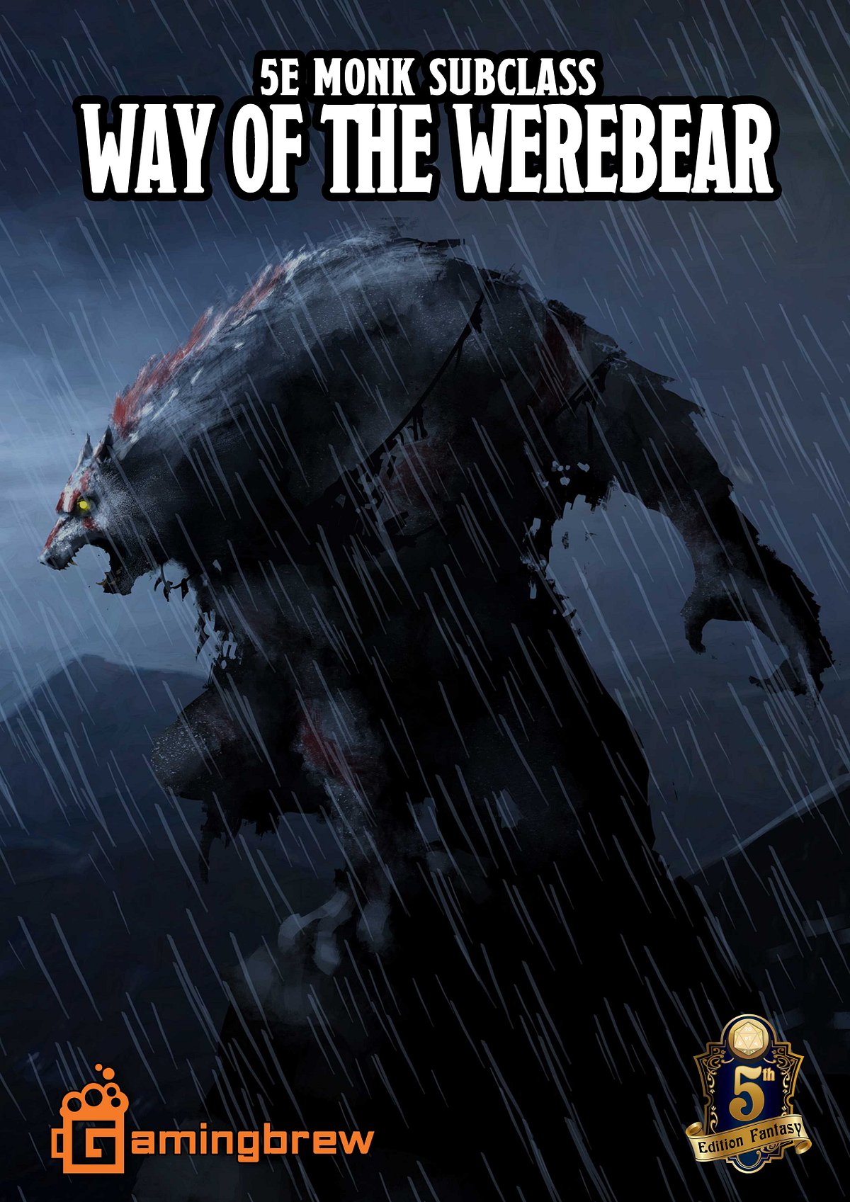 Way of the Werebear | 5E Monk Subclass | Gamingbrew