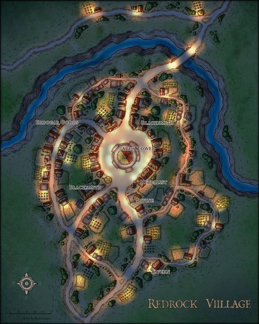 Redrock Village | Rustymaps
