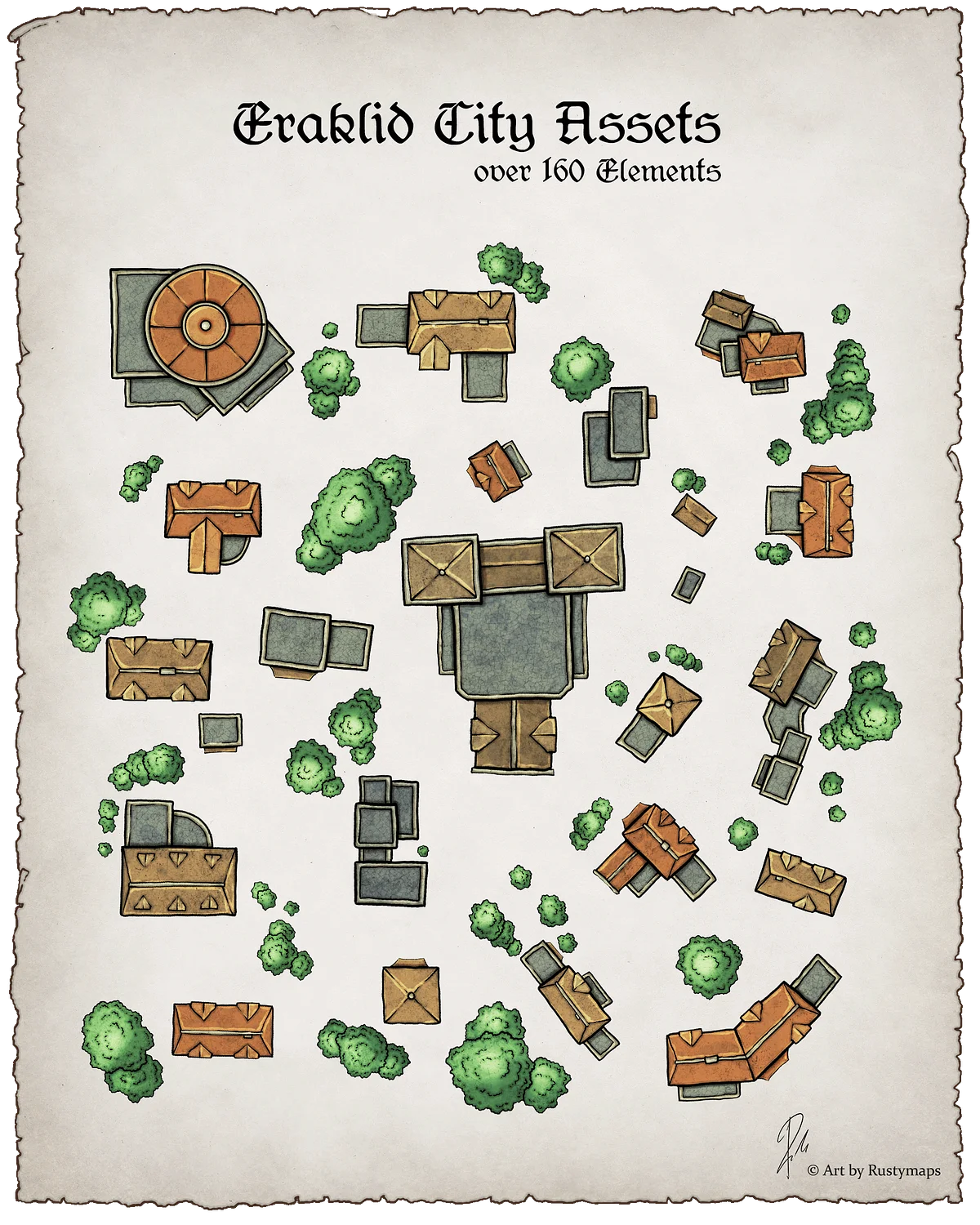 Eraklid City Assets Pack | Rustymaps