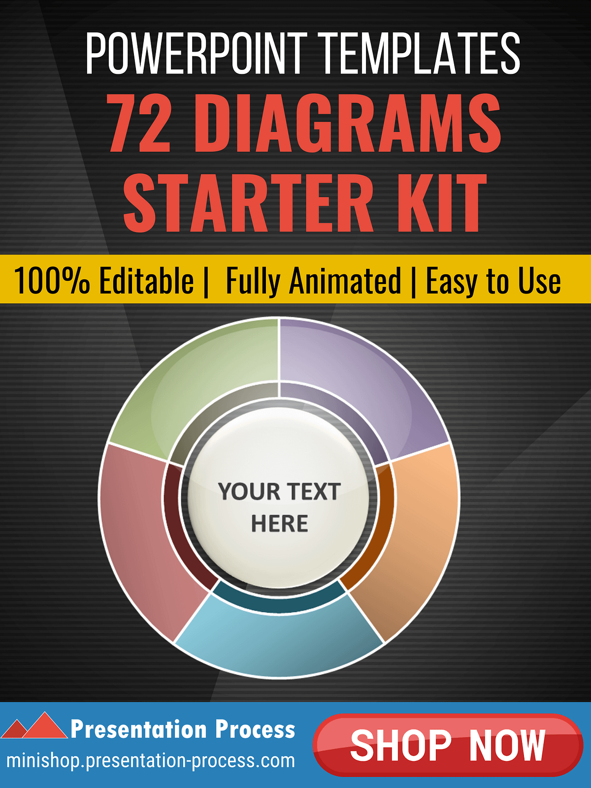PowerPoint Templates Starter Kit | Presentation Process Minishop