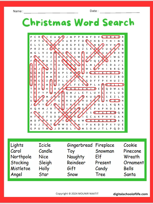 Gingerbread Word Scramble Puzzle – Festive Holiday Fun for Kids ...