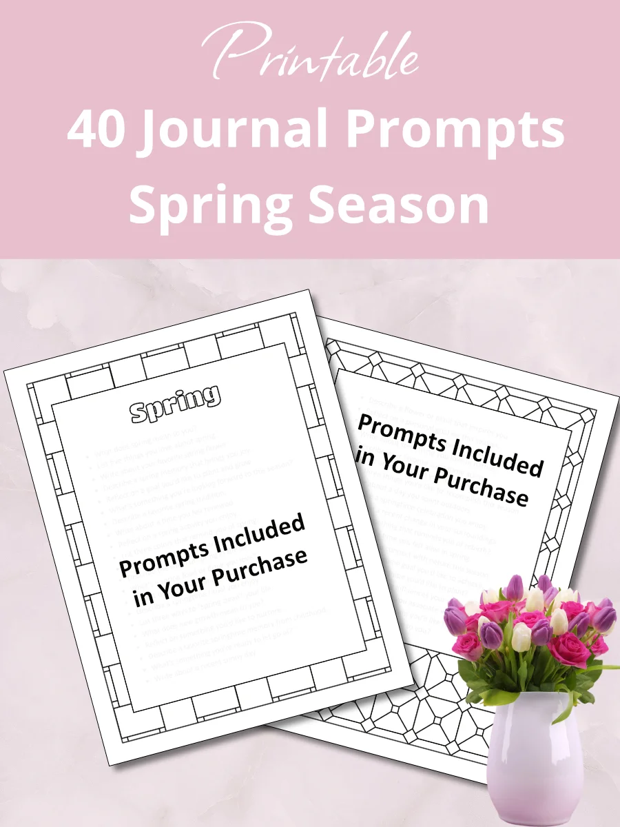 Printable Journal Prompts | Spring Season | Shannon Furrow
